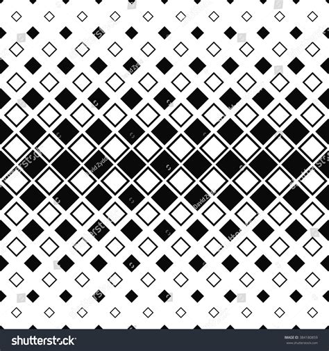 Seamless Monochrome Abstract Square Pattern Background เวกเตอร์สต็อก