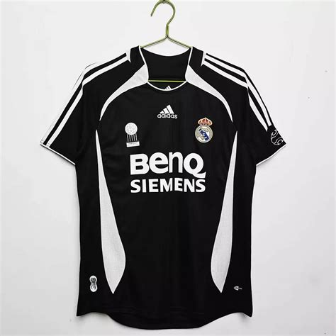 2006 2007 Retro Real Madrid Away Voetbal T Shirts Voetbaltenue Voetbalshirt