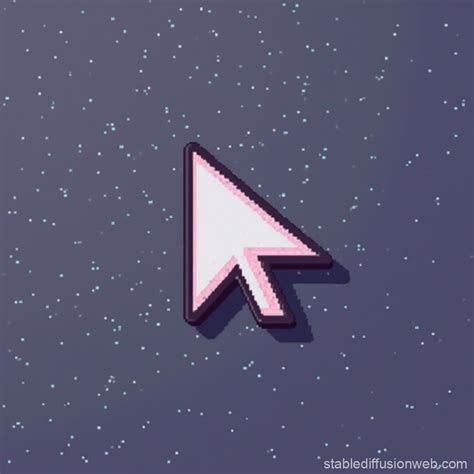 Pixelated Cursor Pointer Stable Diffusion Online