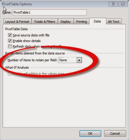 Excel Tip Remove Old Items From PivotTable Drop Down Lists Needaspreadsheet Com