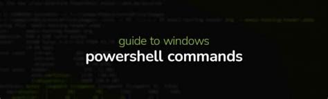 Windows Powershell Commands Hostafrica