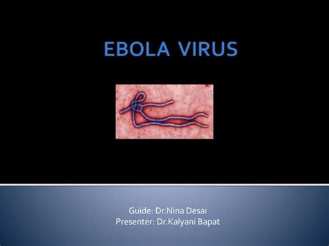Ebola Virus Ppt Ppt
