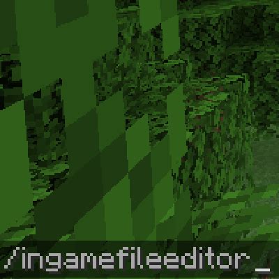 In Game File Editor Gallery