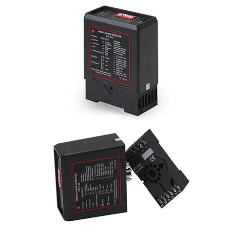 Single Channel Vehicle Access Barrier Sensor Inductive Vehicle Loop Detector