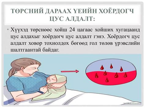 Төрсний дараах хожуу үеийн цус алдалт авах арга хэмжээ Pptx