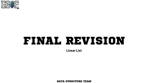Linear List Data Structure Team Youtube