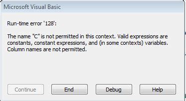 Solved Access Front End To SQL Database Visual Basic Run Time Error Experts Exchange