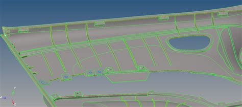 2d shell meshing of the car side door inner panel for component level