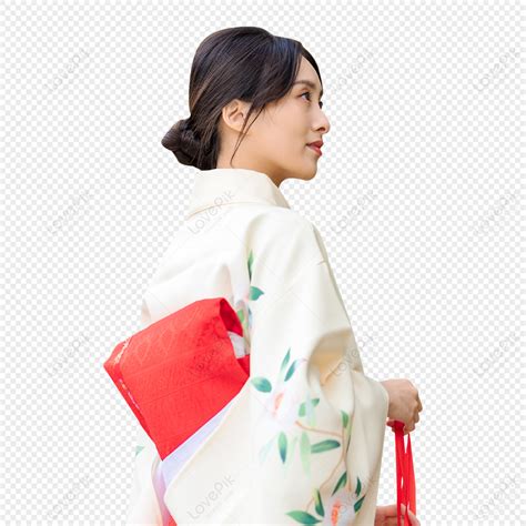 Kimono Girl With Handbag Kimono Girl With Handbag East Asian Japan