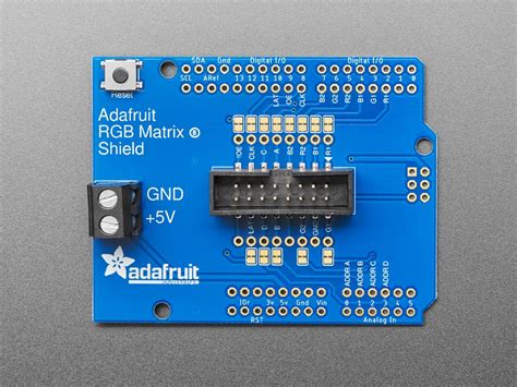 Shield Matriz Rgb Para Arduino Display Arduino Ptr