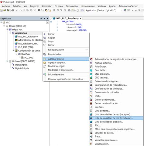 Comunicar Raspberry Con Plc Cecc Vía Variables De Red En Codesys 2024