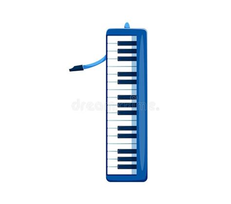 Melodica Musical Instrument Font 1 Digit Symbol Stock Illustration