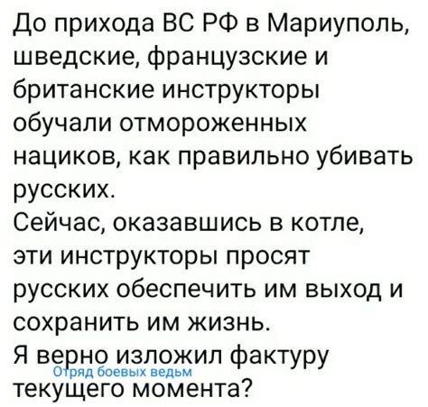 ﻿До прихода ВС РФ в Мариуполь шведские французские и британские