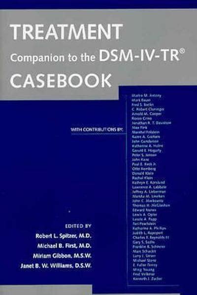 Dsm Iv Tr Casebook A Learning Companion To The Diagnostic And