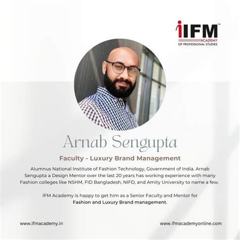 Arnab Sengupta On Linkedin Thank You Ifm For The Opportunity