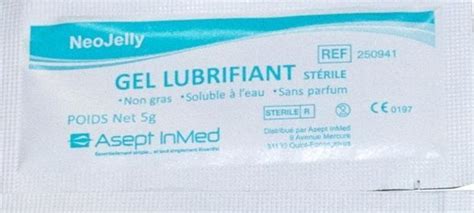 Gel Lubrifiant Stérile Asept In Med Neojelly Boite De 150 Sachets De