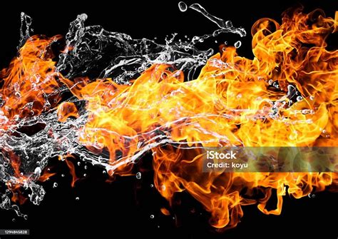 자연과학의 개념으로 소용돌이치는 불과 물의 3d 일러스트 가연성에 대한 스톡 사진 및 기타 이미지 가연성 곡선 과학 Istock
