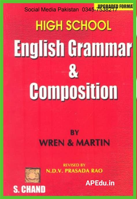 High School English Grammar And Composition Apedu