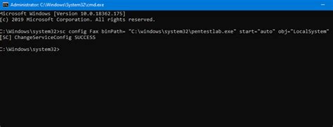 Persistence Modify Existing Service Penetration Testing Lab