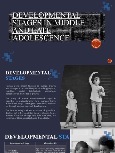 Developmental Stages In Middle And Late Adolescence Pdf