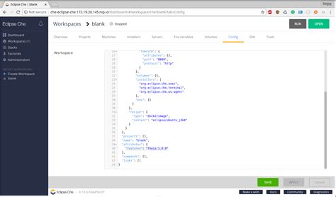 Walking Skeleton Edit Workspace Attributes From The Dashboard Issue