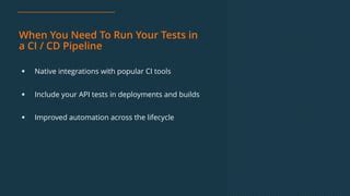 The API Lifecycle Series Evolving API Development And Testing From Open Source To Pro Tooling