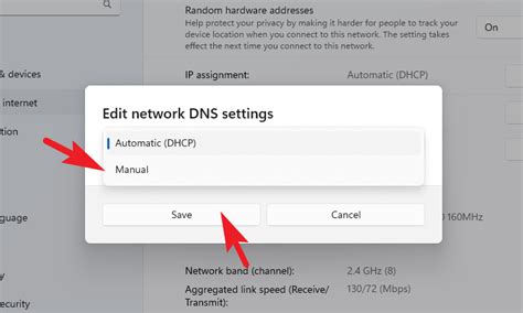 Как включить dns через в windows 11