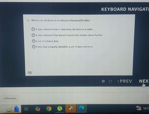 KEYBOARD NAVIGAT 16 What Is An Attribute In StudyX