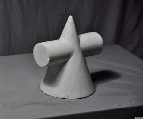 素描石膏几何体实物图片 普画网