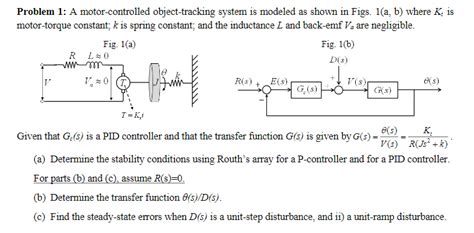 Solved Problem 1 A Motor Controlled Object Tracking System