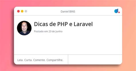Dicas De Php E Laravel