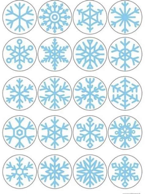 Winter Math Activities With Printable Snowflake Number Circles Artofit