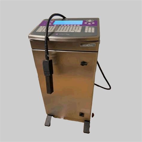 Markem Imaje 9040 Continuous Cij Inkjet Printer 70 Micron Industrial