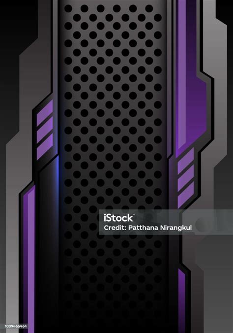 추상 보라색 다크 그레이 원형 메쉬 디자인 현대 미래 배경 벡터 일러스트 레이 션에 미래 0명에 대한 스톡 벡터 아트 및 기타 이미지 0명 강철 개념 Istock