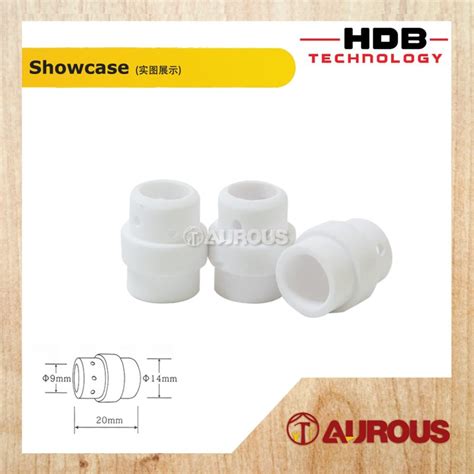 Hdb Technology Welding Mig Ceramic Gas Diffuser 1 Piece Aurous