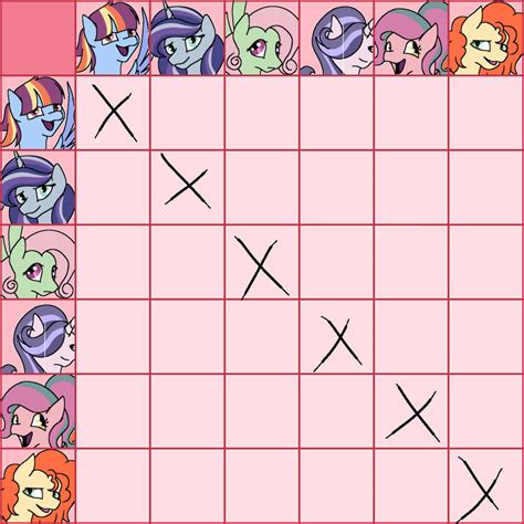 Mlp Mane 6 Redesign Grid Adopt Reduced By Malta2277 On Deviantart