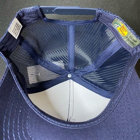Cabelas Accessories Bass Pro Shops Mesh Trucker Cap Navy Unisex