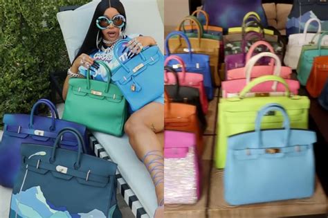 A Coleção Milionária De Hermès Birkin De Cardi B é A Estrela Do Seu