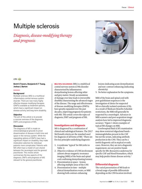 Ms Treatment Pdf