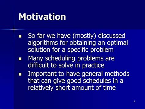 ioe mfg 543 chapter 14 general purpose procedures for scheduling in