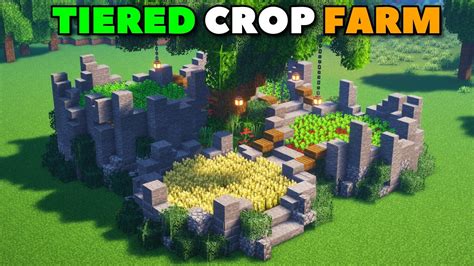Minecraft Aesthetic Crop Farm Tutorial How To Build 1 21 Youtube