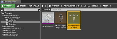 Using Retargeted Animations In Unreal Engine Unreal Engine 56