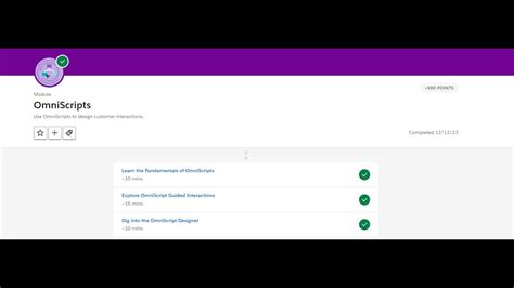 OmniScripts Build Guided Experience With OmniStudio Saleaforce Trailhead YouTube