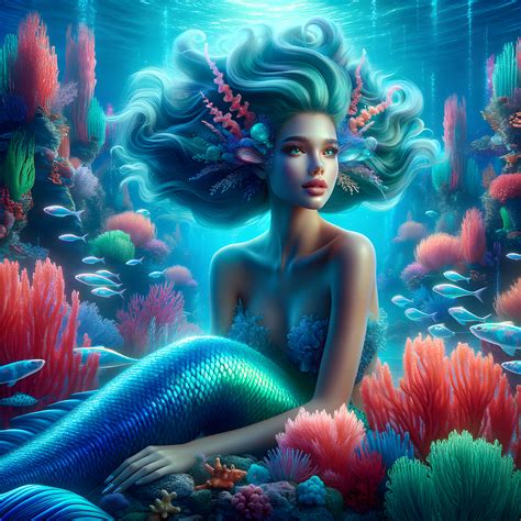 Download Ai Generated Woman Mermaid Royalty Free Stock Illustration Image Pixabay