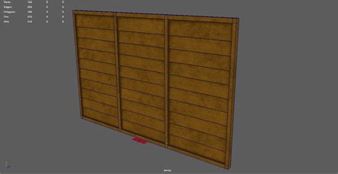 나무 울타리 3d 모델 10 Fbx Ma Obj Free3d