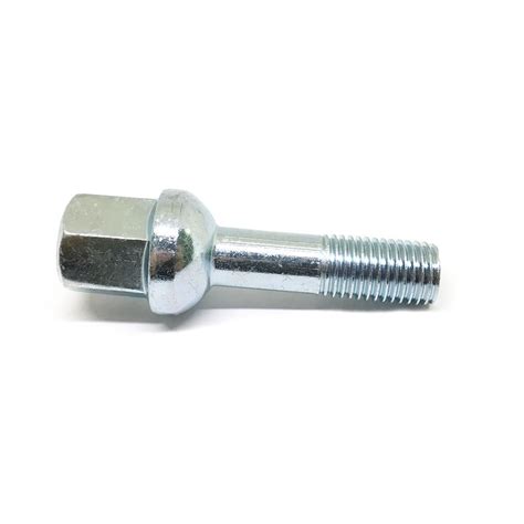 Болт колесный сферический М12 x 1.5 кл.17 x 40 - 10.9 оцинкованный ...