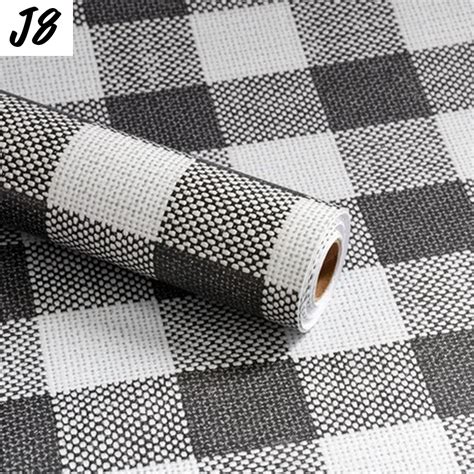 วอลเปเปอร์ ลายตาราง ลายหินอ่อน พร้อมส่ง ️ สติ๊กเกอร์ติดผนัง มีกาวในตัว Wallpaper Pvc กันน้ำ