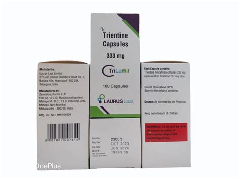 Trientine Capsule Syprine Latest Price Manufacturers And Suppliers
