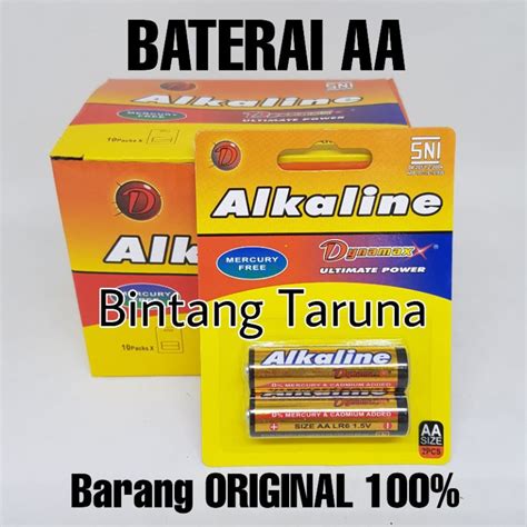 Jual Baterai Dynamax Aa Alkaline Battery Aa Dynamax Batrai Aa Alkaline Dynamax Lr Shopee