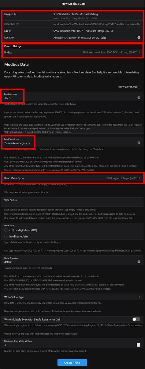 Openhab Sma Wechselrichter Via Modbus Anbinden Hoerlinet